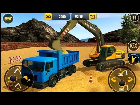 Excavator Dumper Truck Sim 3D Android Gameplay Download 2023