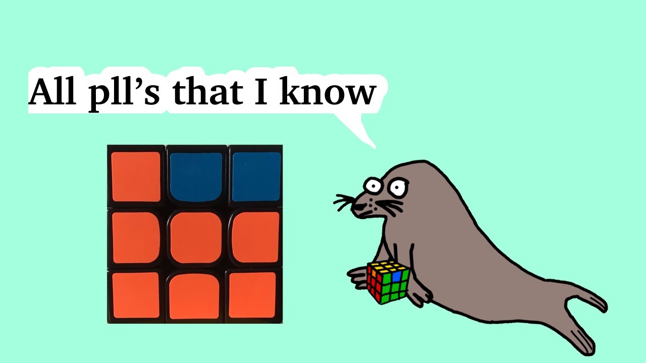 All pll algorithms I know - YouTube