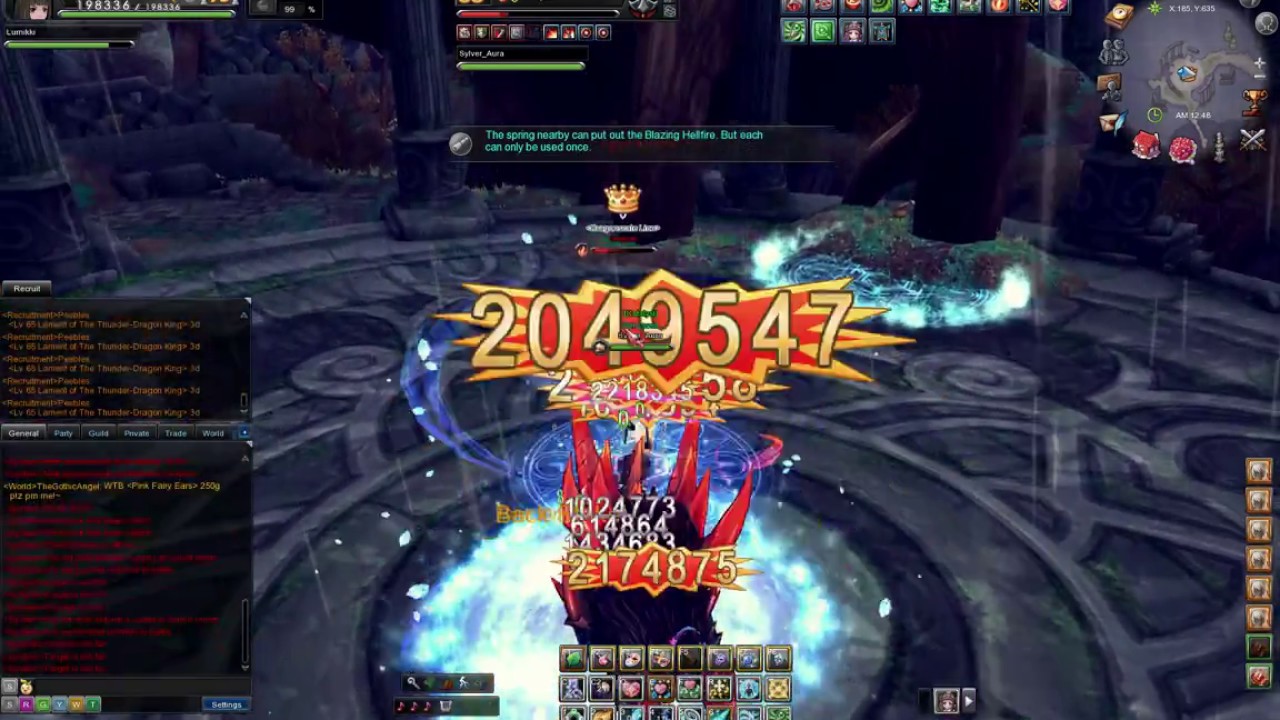 Aura Kingdom Shattered Netherworld Hell (partial) - YouTube