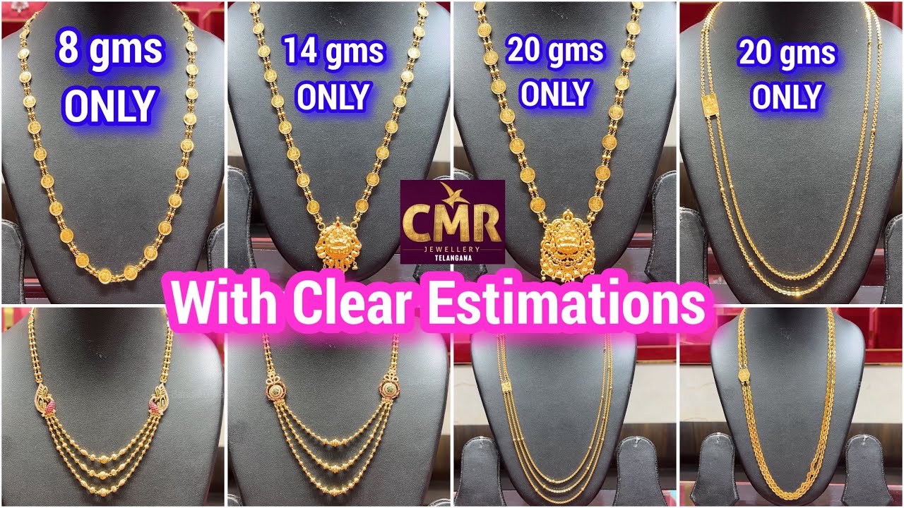 8 gms gold haram | Lightweight Kasu Harams Below 20 gms | Lightweight ...