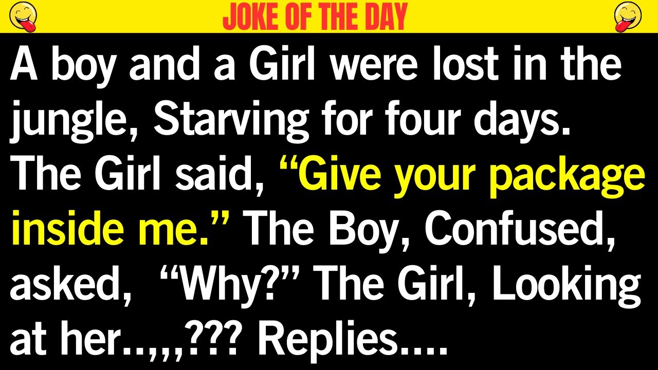 😂 "A Boy, a Girl, and a Question of Survival in the Jungle" | BEST JOKE ...