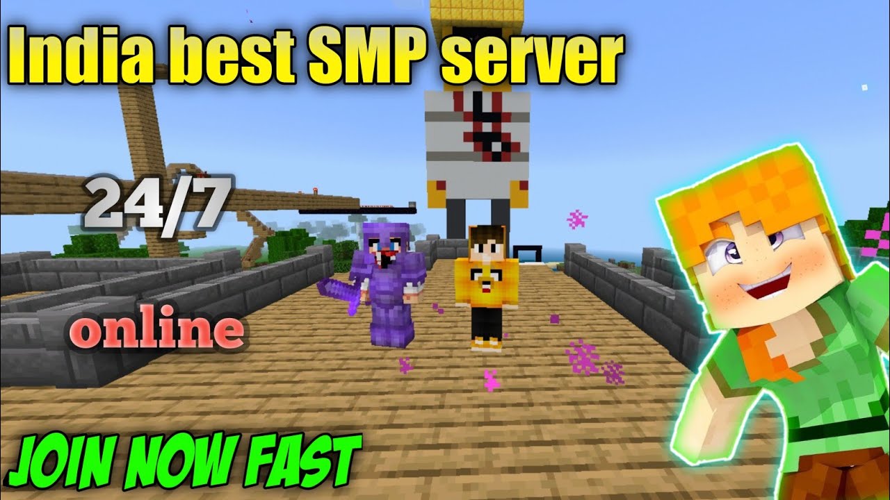 India best SMP server | best smp servers for mcpe survival | public SMP ...