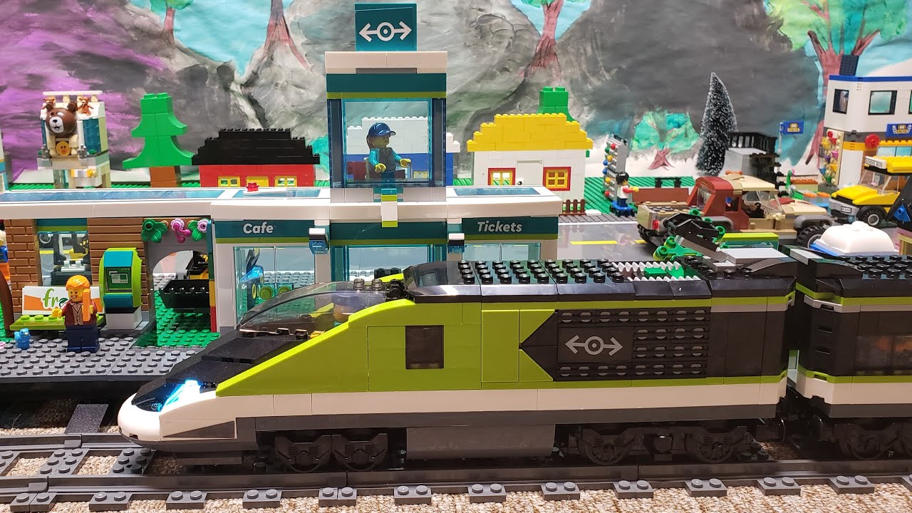 Lego Train Track Setup - YouTube