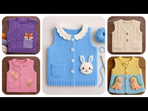 ✨ En çok beğenilen çocuk yeleği modelleri | İlham veren örgü tasarımları