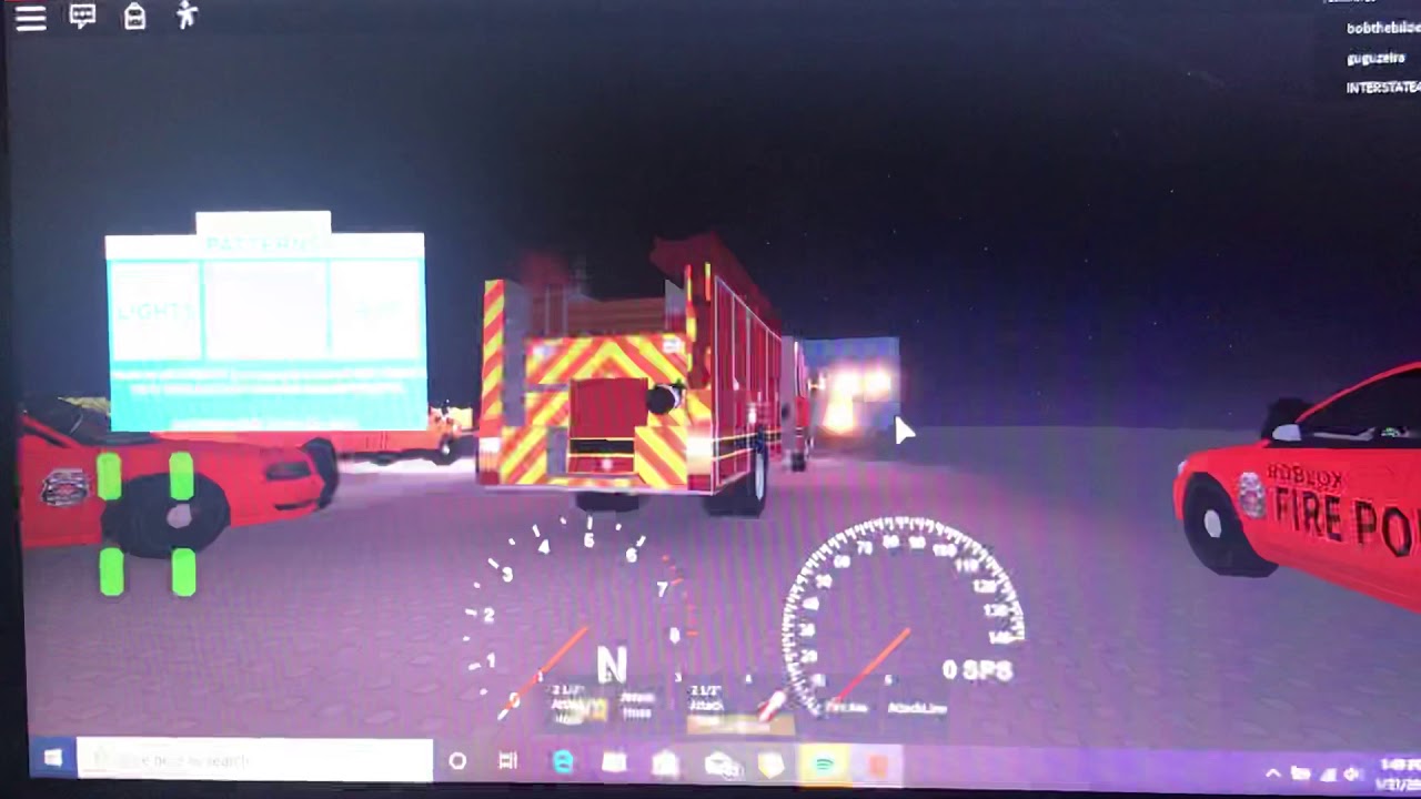 Roblox fire truck - YouTube
