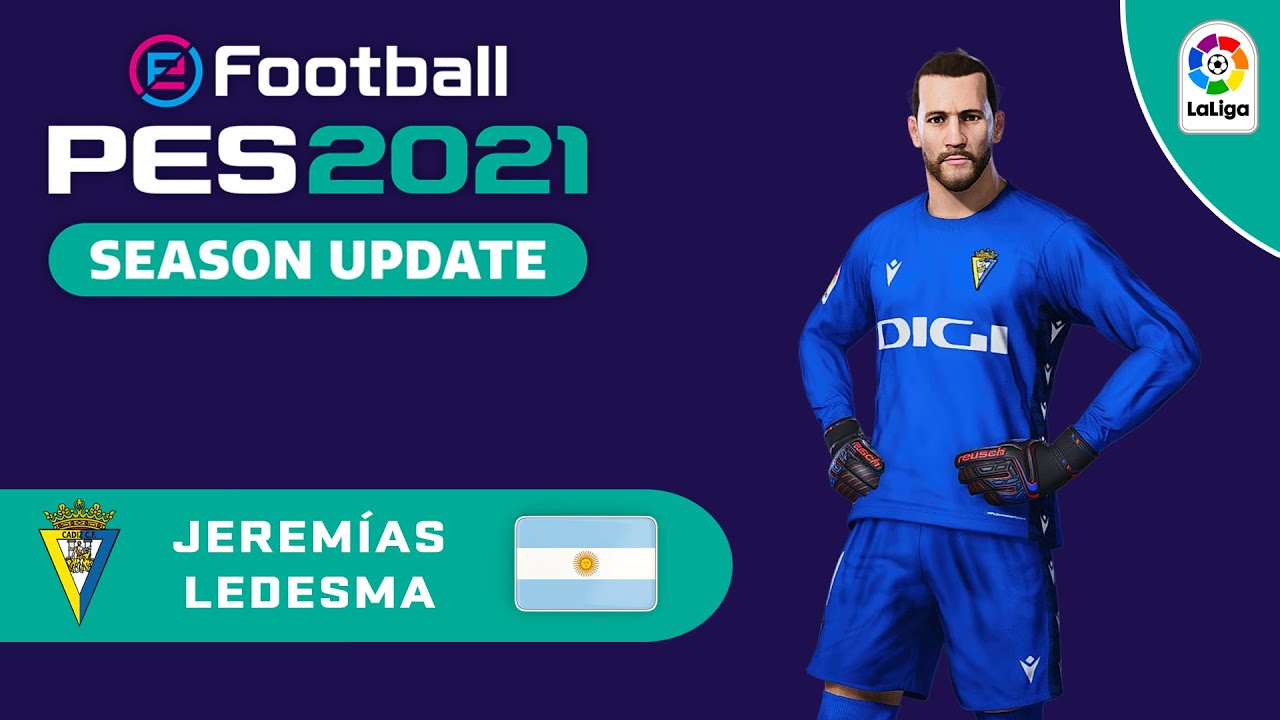 J. LEDESMA face+stats (Cádiz CF) How to create in PES 2021 - YouTube