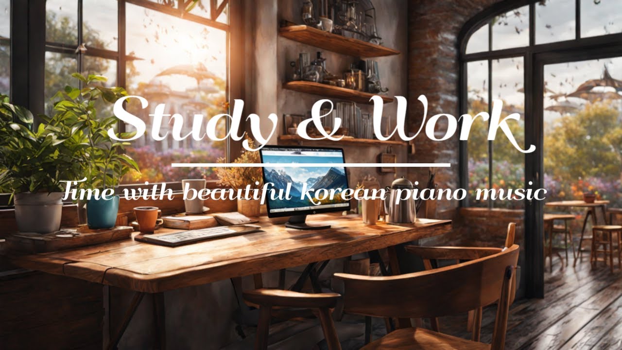 Study & Work/Time with beautiful korean piano music/It helps you focus ...