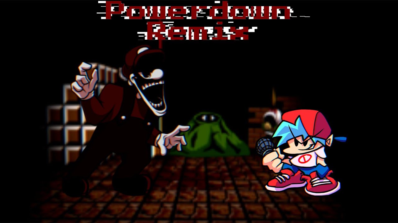 FNF Mario's Madness: Powerdown: Remix - YouTube