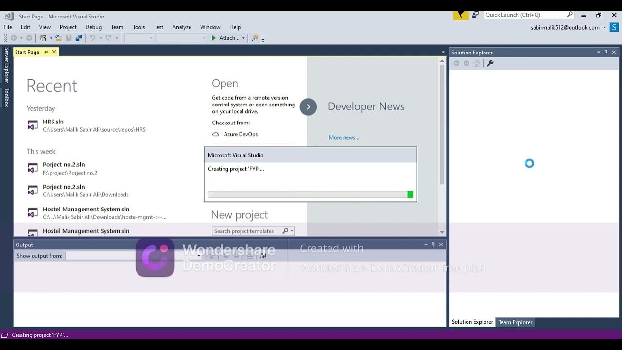 How to create a new project in ASP NET MVC C# Visual Studio 2017 - YouTube