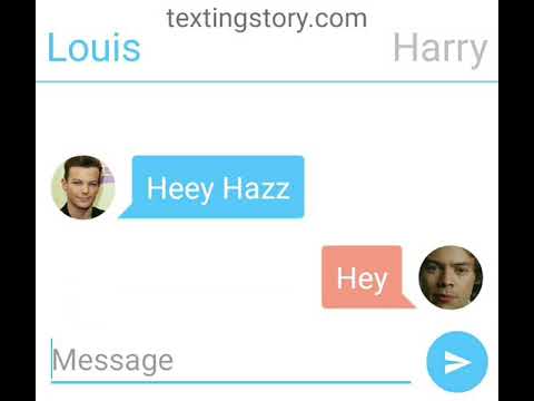 Larry Stylinson texting part 2 - YouTube