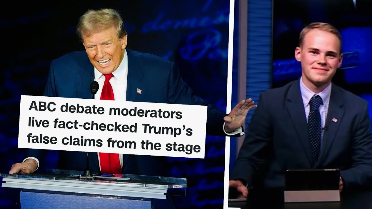 Fact-Checking 12 Trump Debate LIES in One Minute - YouTube