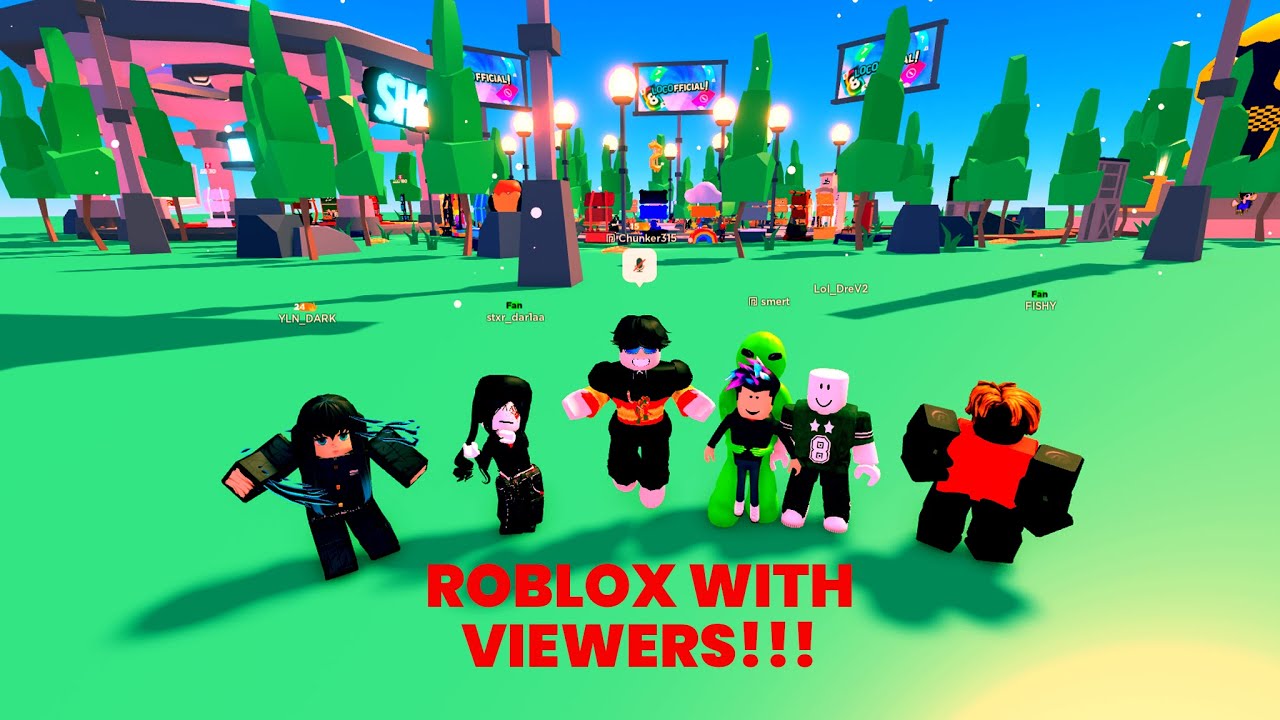 Roblox with viewers livestream - YouTube
