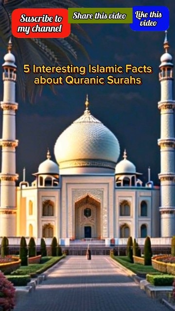 5 Interesting Islamic Facts about Quranic Chapters. #shorts #islam # ...
