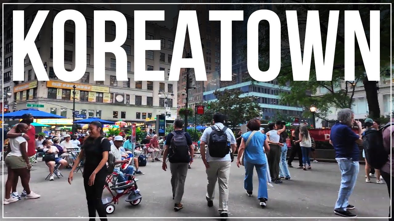 KOREATOWN Walking Tour | K-Town, Manhattan, New York City - YouTube