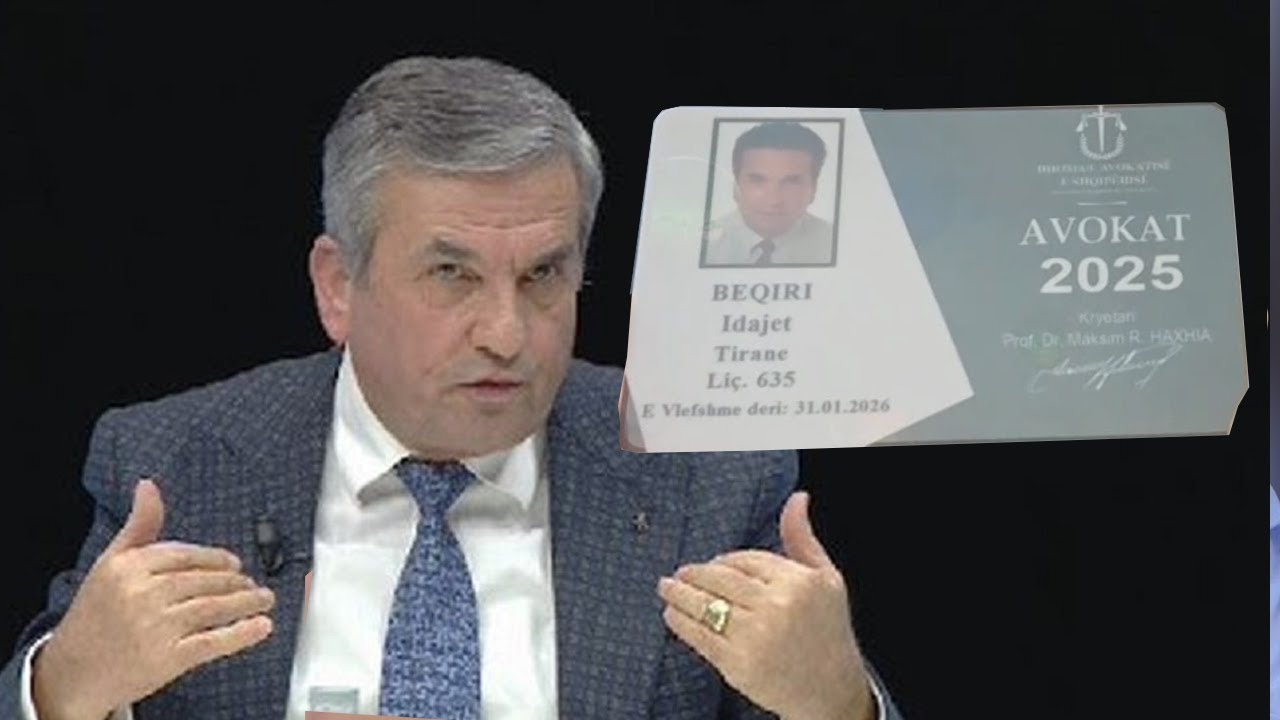 Idajet Beqiri zbulon të vërtetën për heqjen e licencës së avokatisë ...