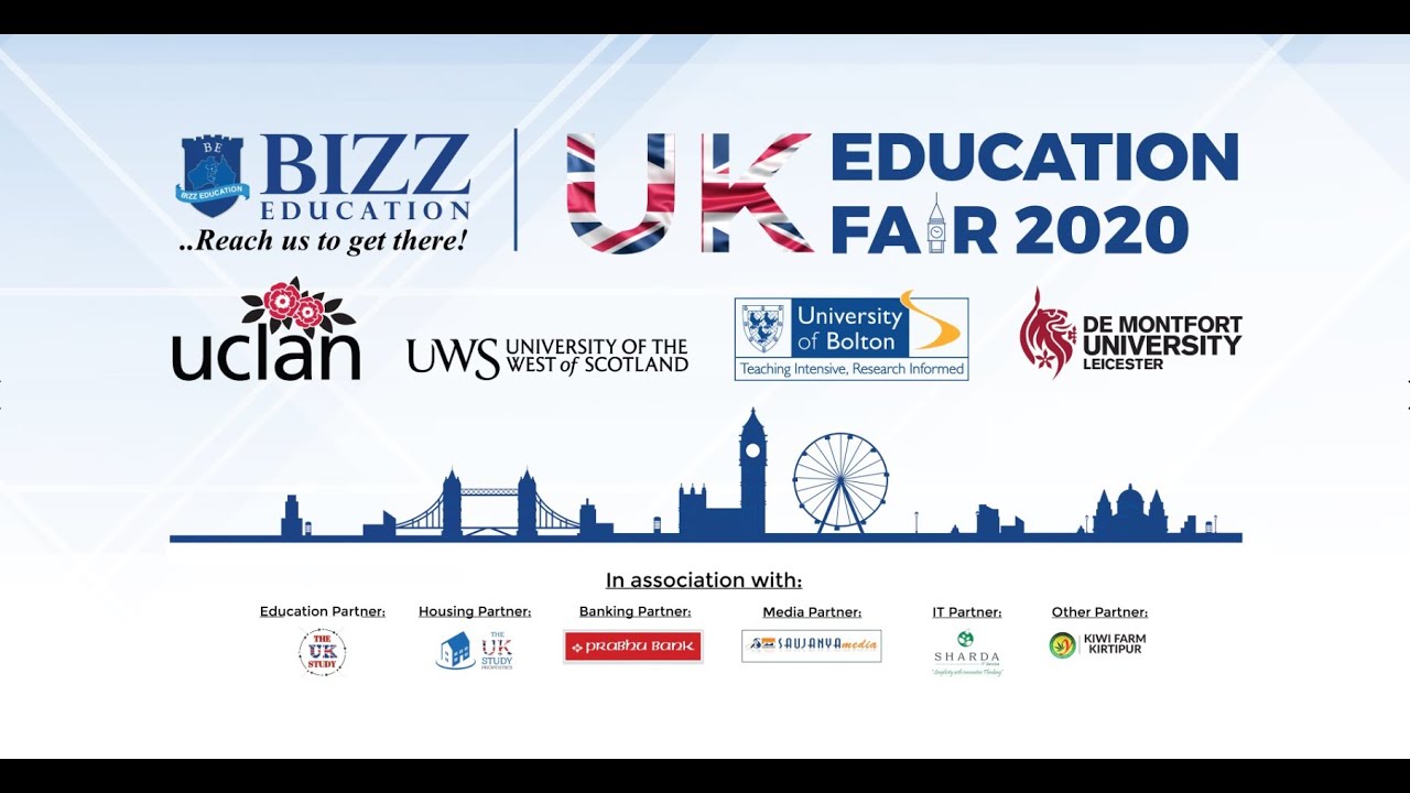 UK UNIVERSITY FAIR ON 3rd and 4th March 2020 - YouTube