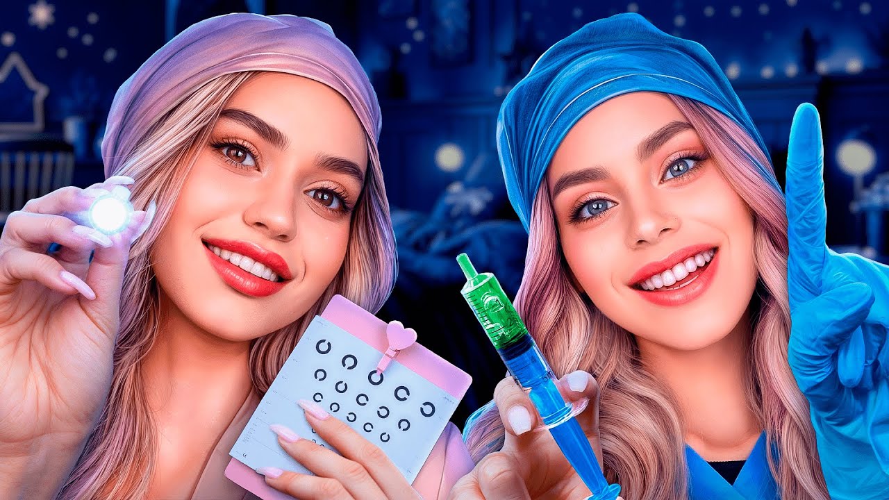 ASMR the Most Detailed Eye Exam! Light Triggers & Focus Test! - YouTube