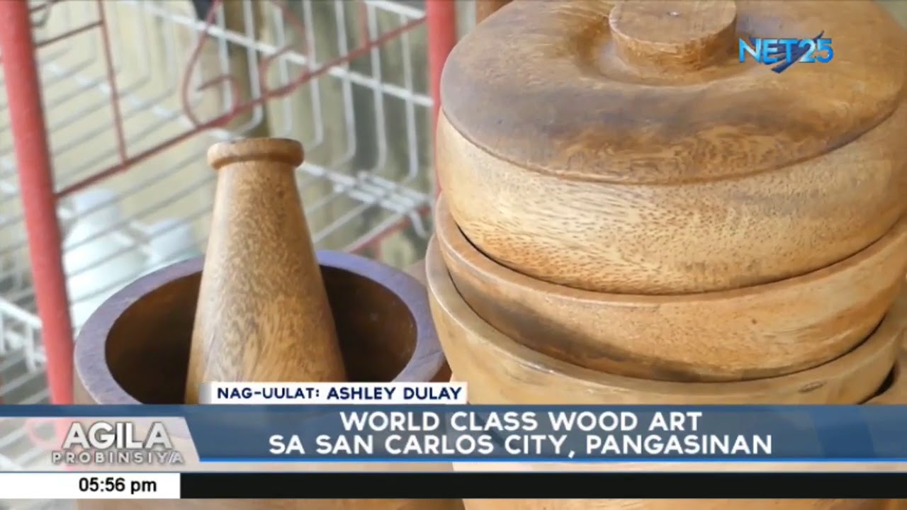World class wood art sa San Carlos City, Pangasinan - YouTube