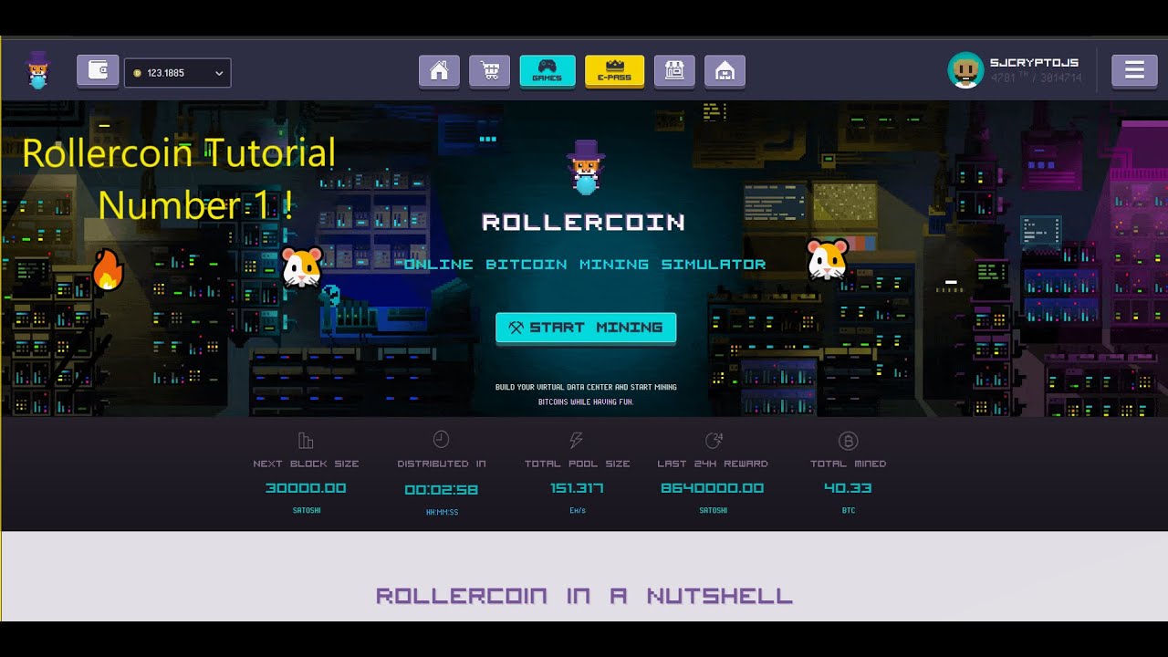 Rollercoin Tutorial Nr 1 !🐹 Mining Simulator,🐹 Earn Crypto while having ...