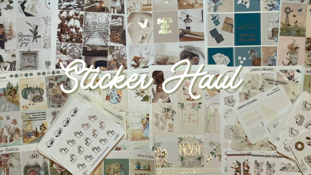 It's A Sticker Haul | MintU Studio, Ink Paper Plan, CBT, Sadie's ...