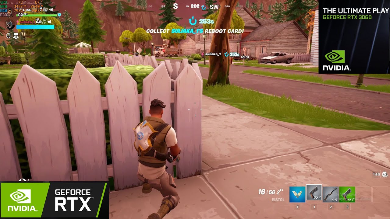 Fortnite RTX 3060 Gameplay - YouTube