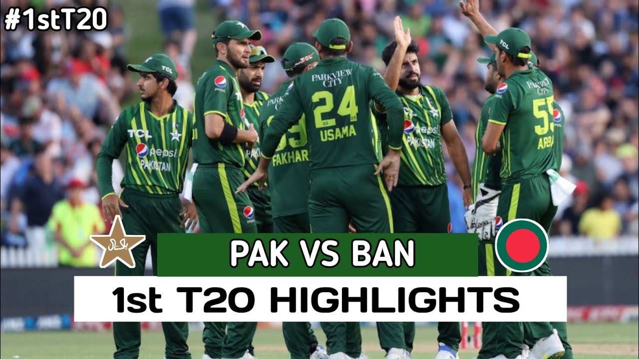 Pakistan vs Bangladesh 1st T20 Highlights 2024 | PAK vs BAN 2024 | PAK ...