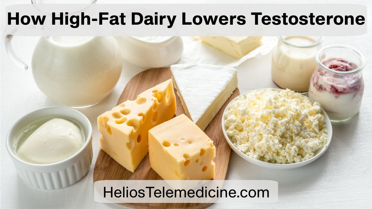 How High Fat Dairy Lowers Testosterone - YouTube