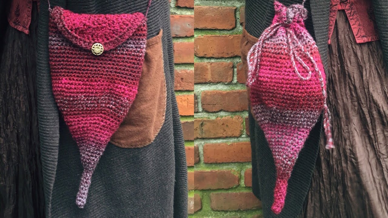 Pixie Purse | crochet tutorial + pattern - YouTube