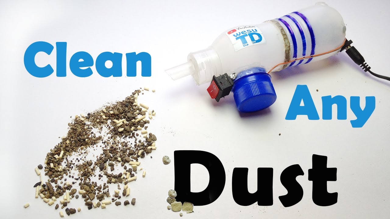 how to make a vacuum cleaner with dc motor - YouTube