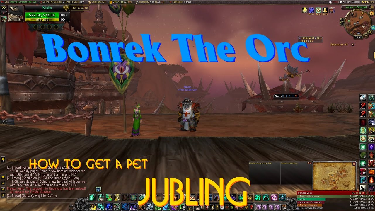 WoW: How To Get A Pet Jubling - YouTube