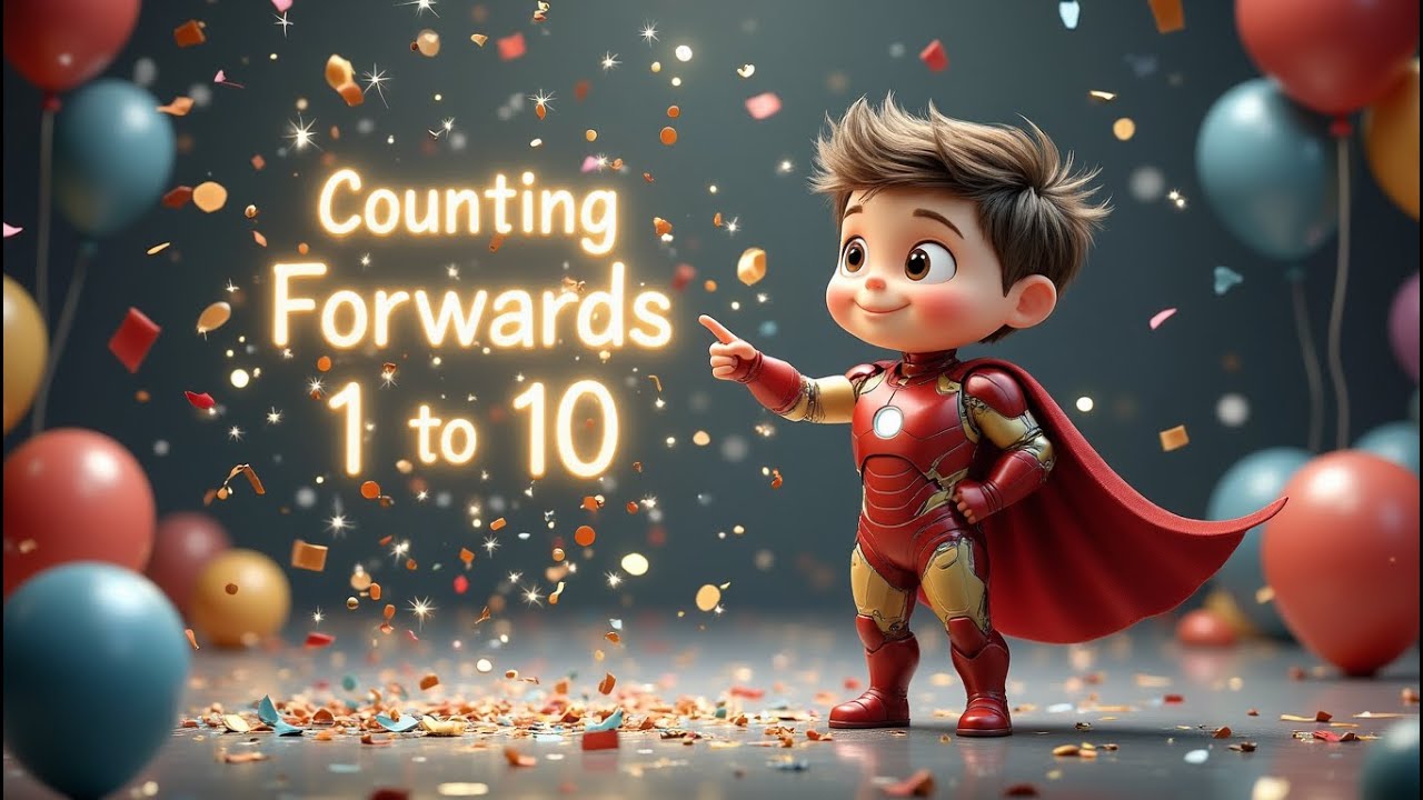 Counting Numbers 1 to 10 for Kids | Fun Learning | Preschool Education ...