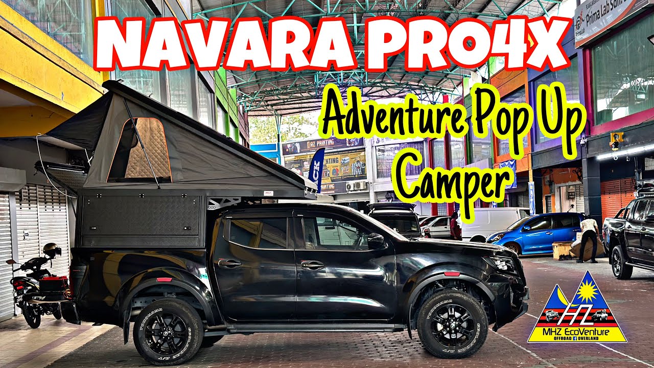 Nissan Navara Pro4X With MHZ Adventure Pop Up Camper Offroad And ...