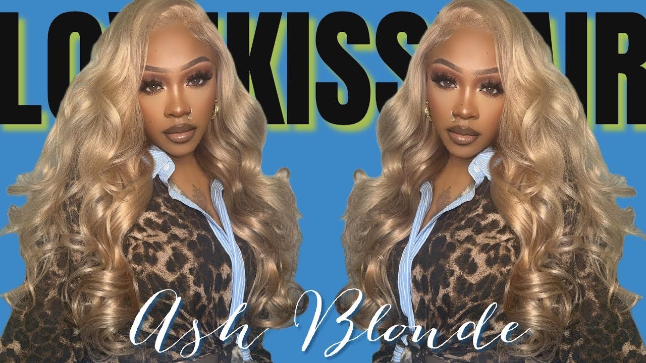 Ash Blonde 13x4 Transparent Lace Front Wig Beginner Friendly | KISSLOVE ...