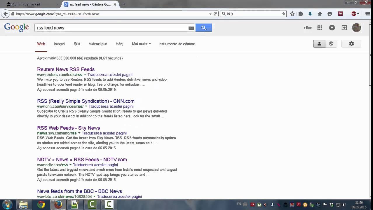 News Crawler v.1 [demo] - YouTube