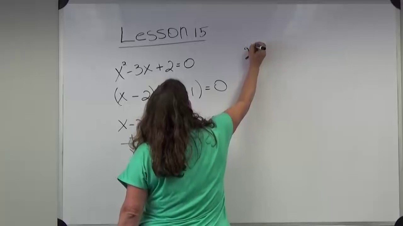 Algebra 1B Lesson 15 - YouTube