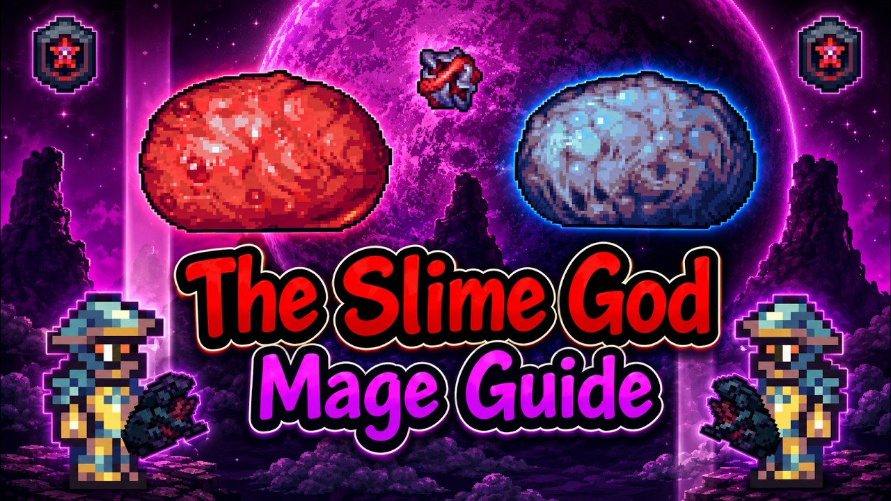 How to Defeat the Slime God in Terraria 2025 | Mage Guide | Death ...