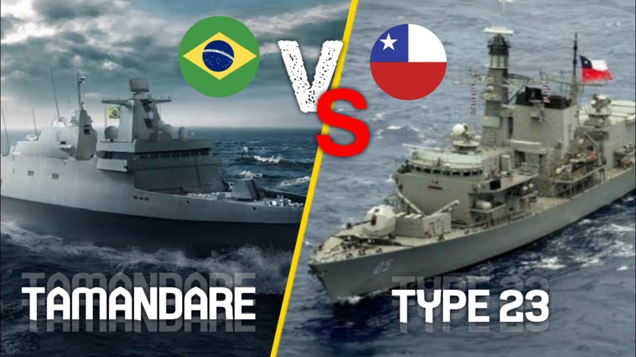 Fragata Type 23 Chile VS Fragata Tamandaré Brasil ¿Quién Gana en la ...