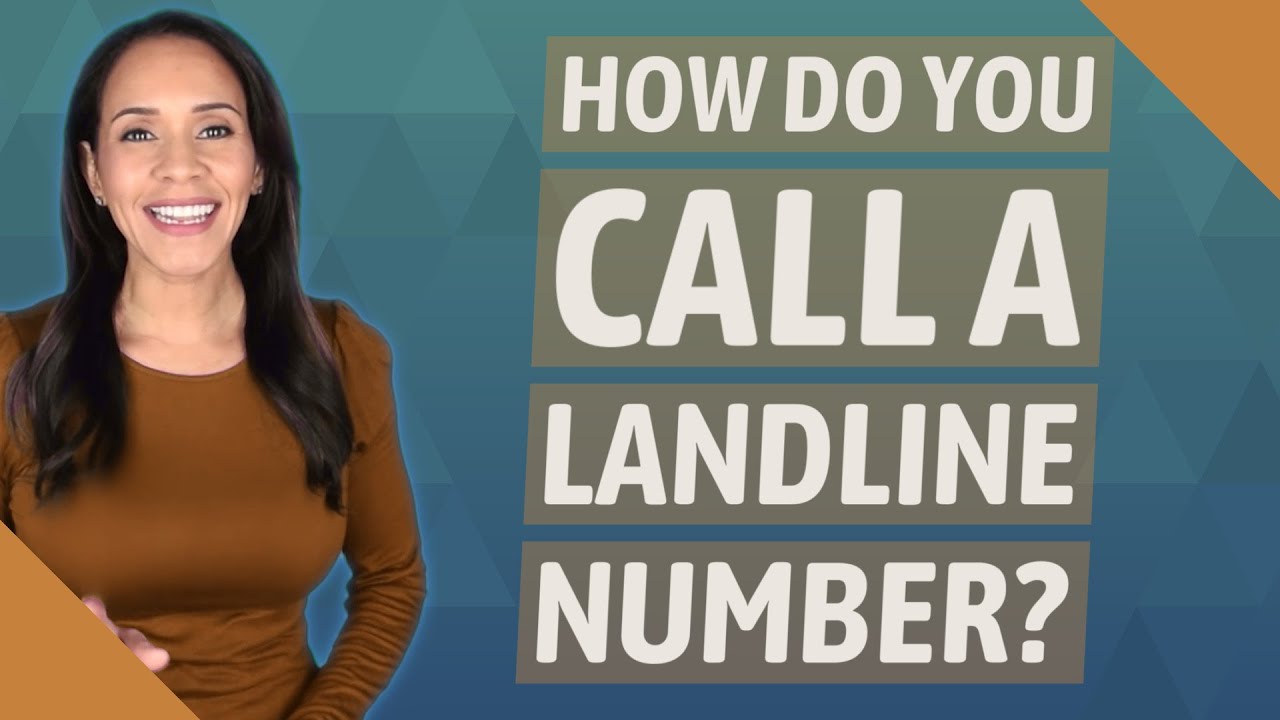 How do you call a landline number? - YouTube