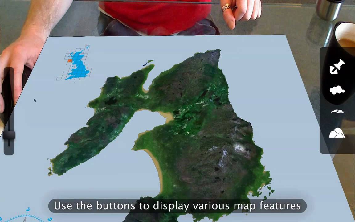 Augmented Reality Map App - YouTube