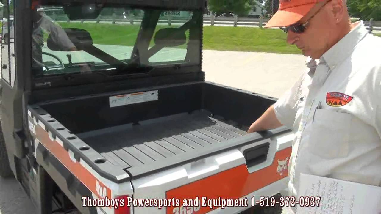 Thomboys bobcat 3650 utility vehicle - YouTube