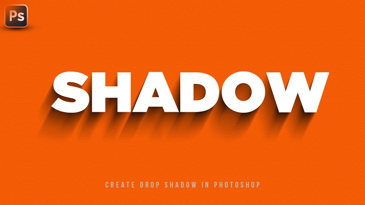 Realistic Drop Shadow in Adobe Photoshop | Path Blur Drop Shadow ...