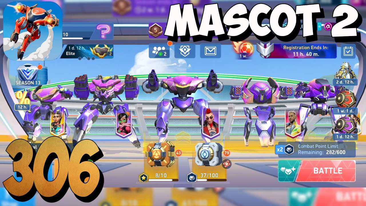 Mech Arena - Gameplay Walkthrough Part 306 - MASCOT 2(iOS,Android) - YouTube