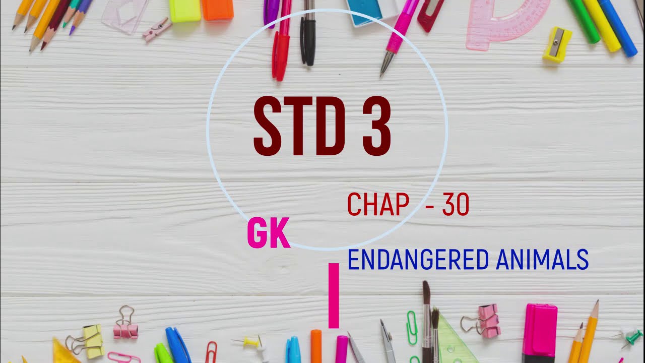 STD 3 GK CHAP 30 - YouTube