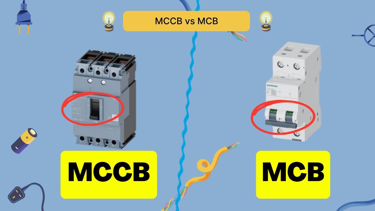 MCB vs MCCB | Difference between MCB and MCCB #RCCB #ELCB #MCB #MCCB ...