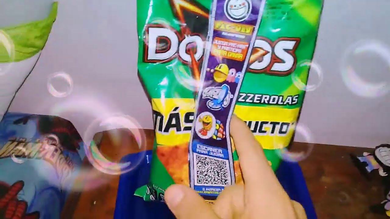 Abri unas papas pizzerolas con la promoción de pac man 40 aniversario ...