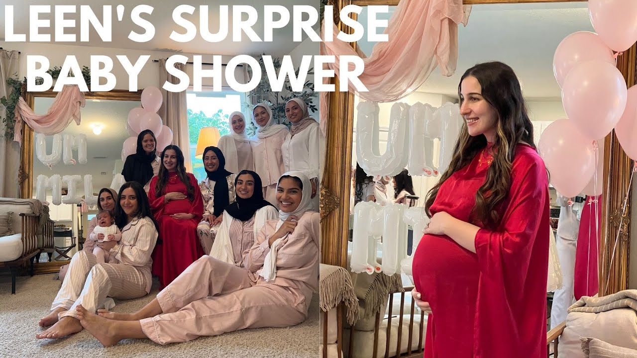Vlog: Leen's Surprise Baby Shower, 2 under 2 talk - YouTube