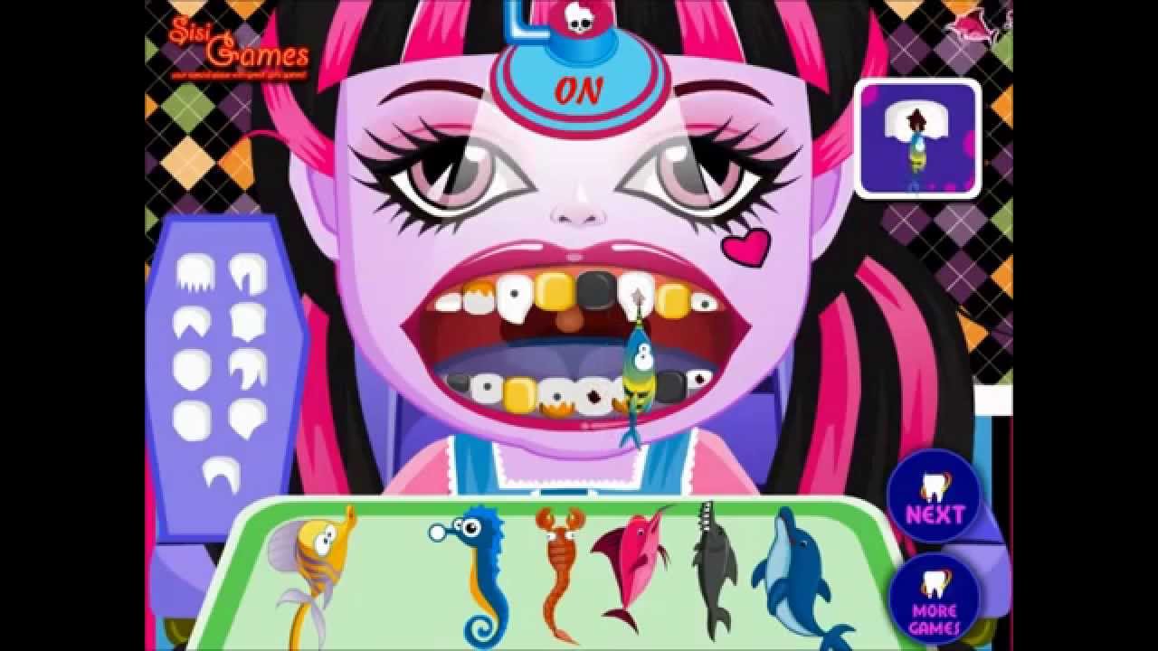 Monster Baby at the Dentist video-Dental Care-Baby Games - YouTube