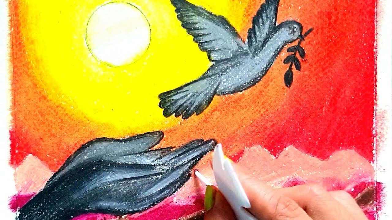 International peace day drawing | How to draw World peace day poster ...