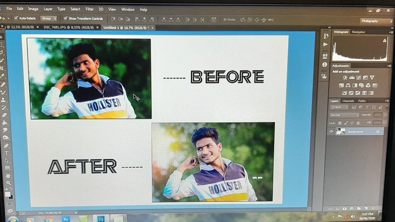 Natural editing photo - YouTube