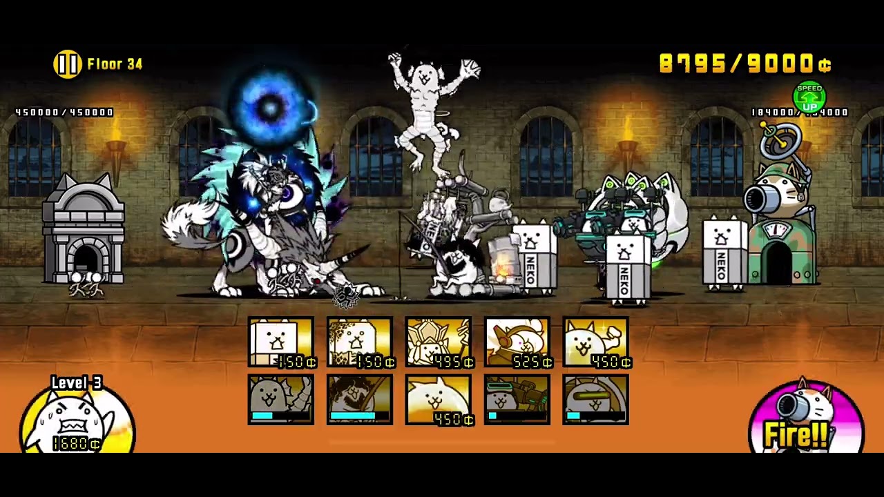 Heavenly Tower Floor 34 | The Battle Cats - YouTube